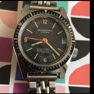 SeaWatch | Accessories | Rare Vintage Seawatch 7 Rubis Shock Protected ...